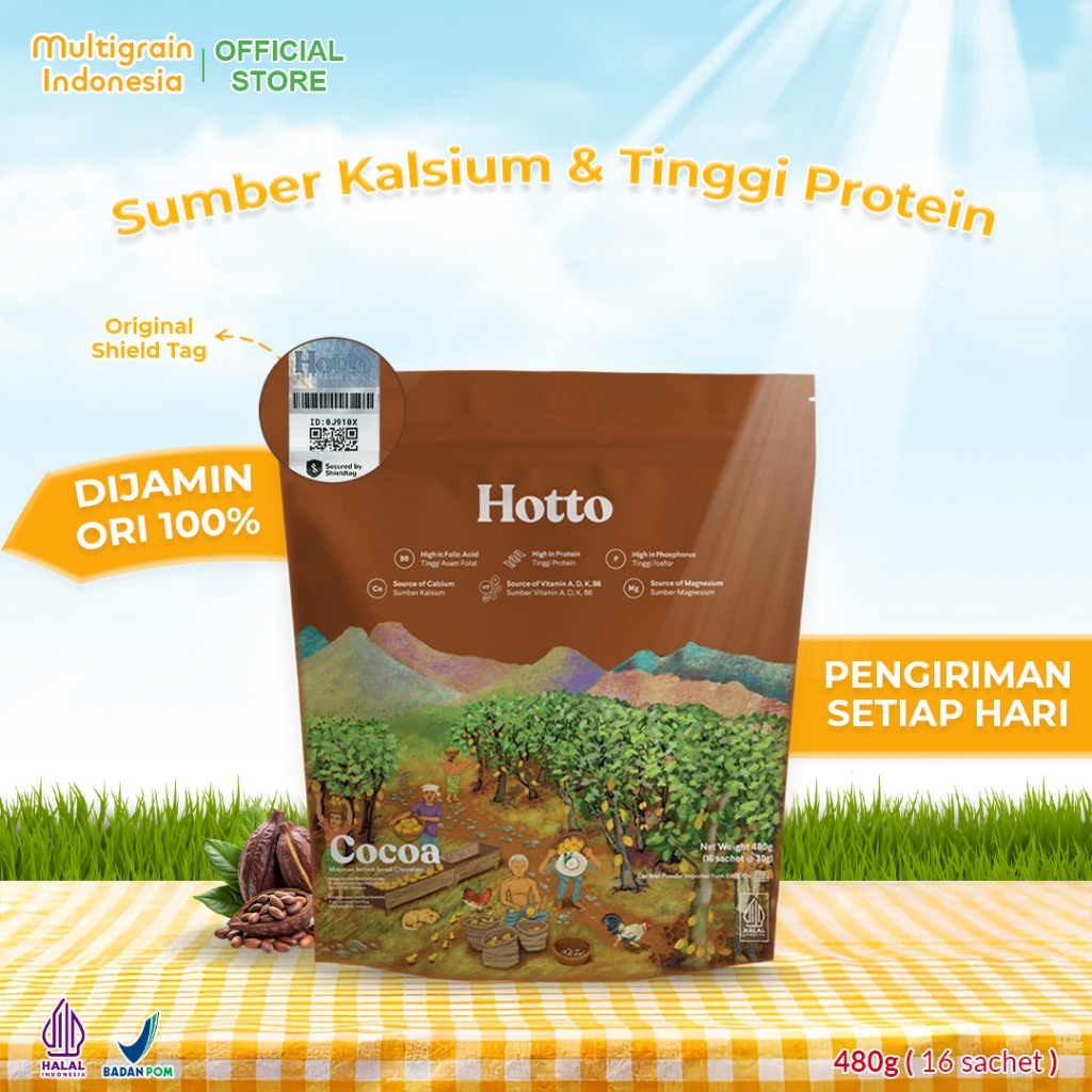 Jual HOTTO COCOA dan HOTTO PURTO Multigrain official store shop meal ...