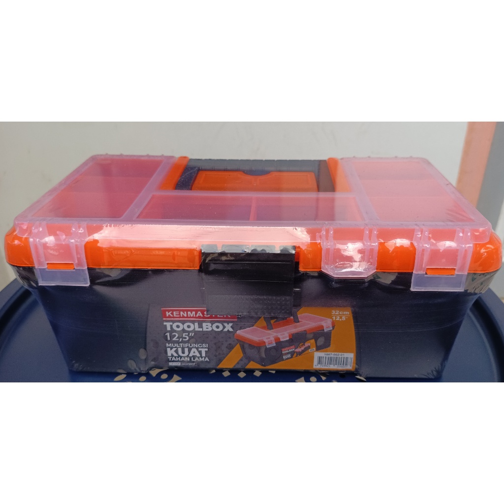 Jual Kenmaster Toolbox 12.5 Inch (32cm) Multifungsi + Organizer Tutup ...
