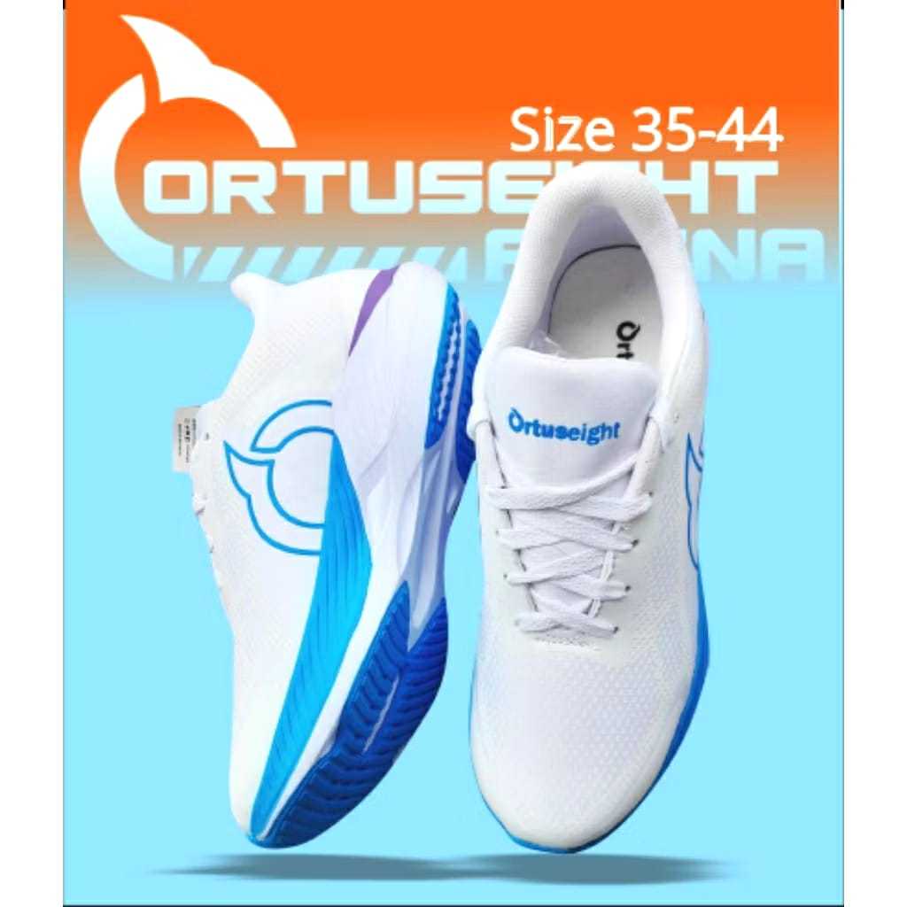 Jual Size 35-44 | Sepatu Ortuseight Hyperblast 2.0 White Cyan - Sepatu ...