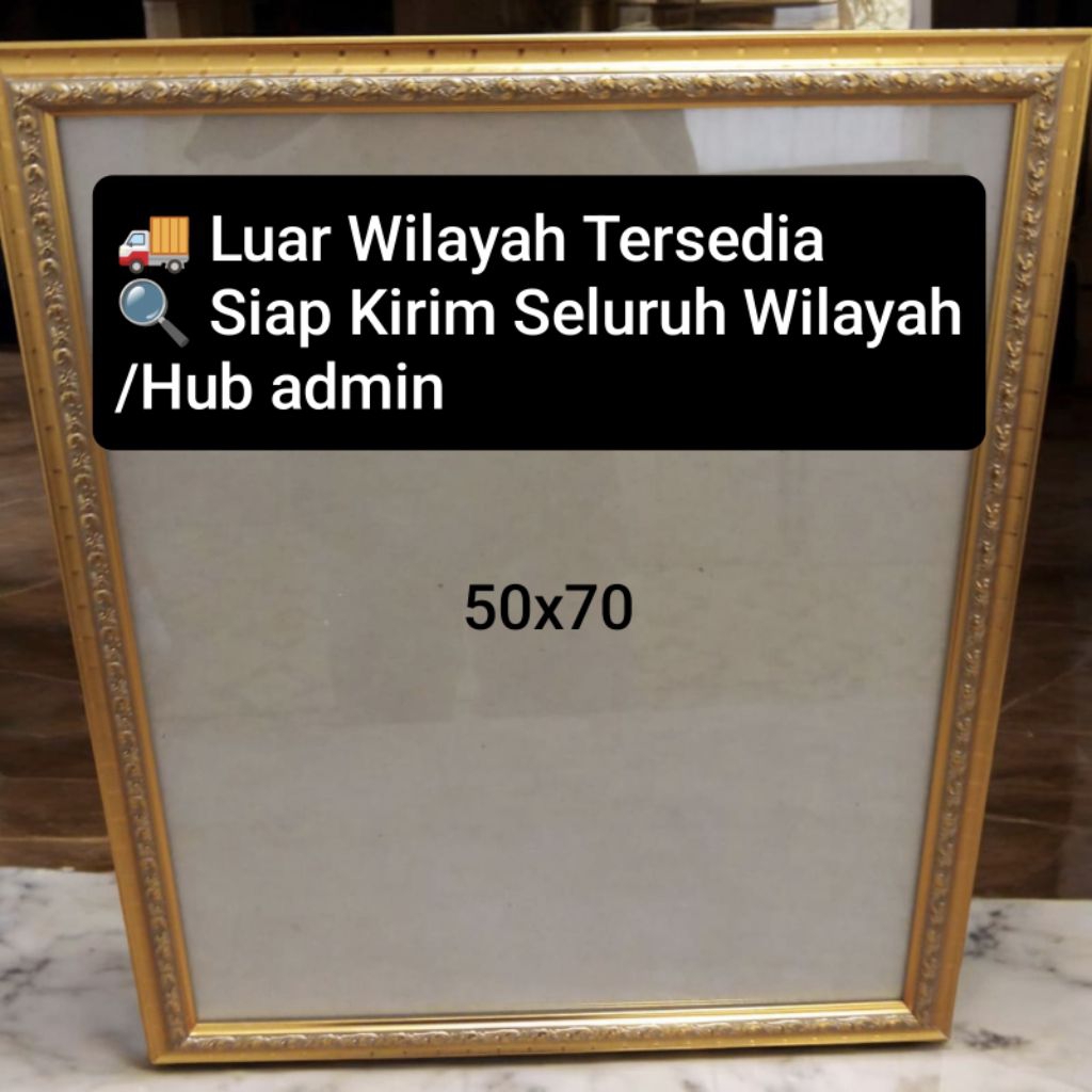 Jual Bingkai/frame/pigura foto 50x70cm/24RP.motif ukiran/minimalis ...