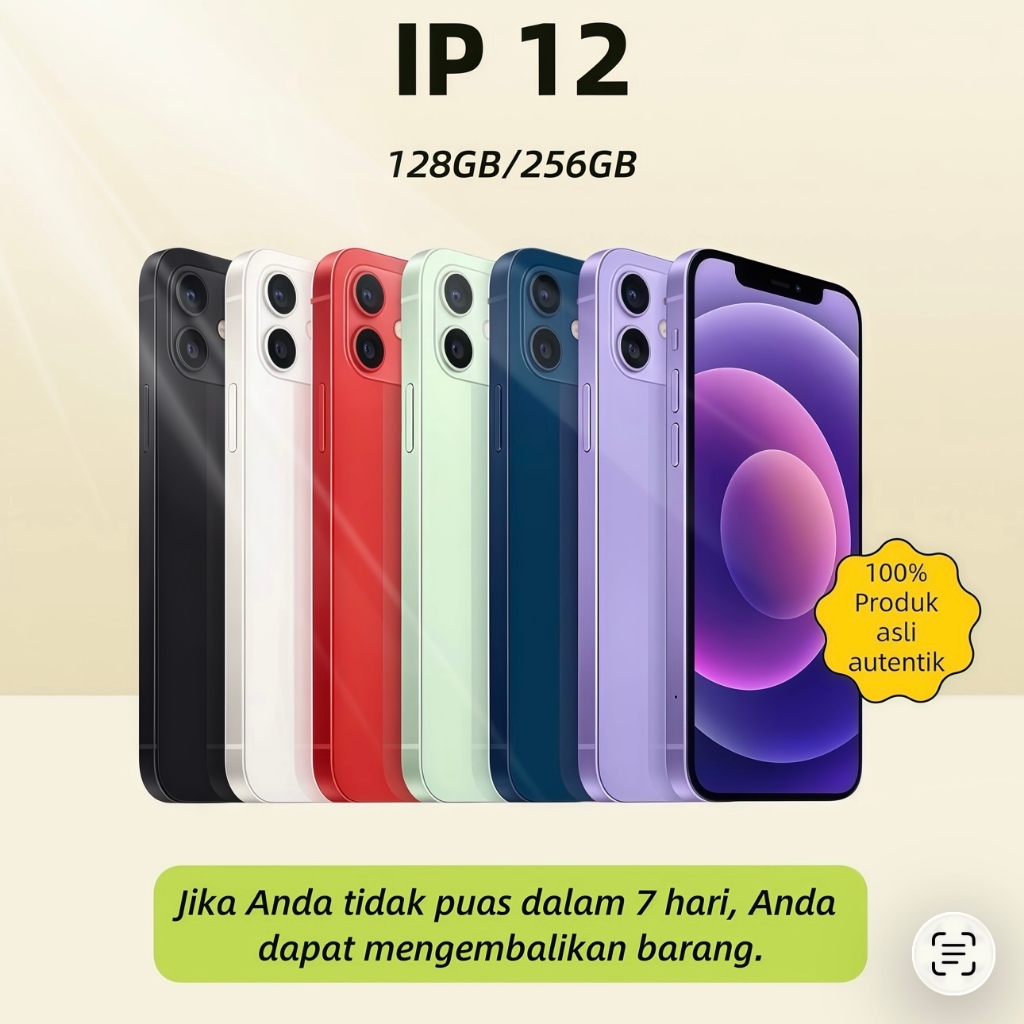 Jual PROMO iphone 12 SECOND original 100% 64GB 128GB 256GB kondisi ...