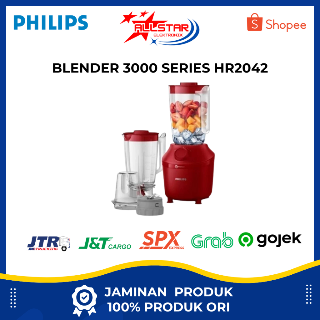 Jual PHILIPS Blender 3000 Series HR2042 - Blender Jus - Blender Juicer ...