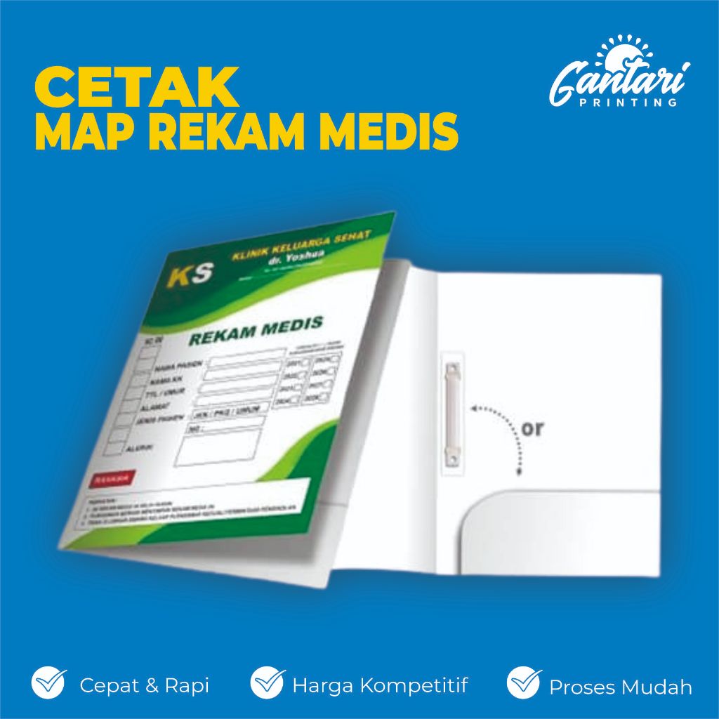 Jual Cetak Map Rekam Medis /Map Rumah Sakit/Map Puskesmas /Map Klinik ...