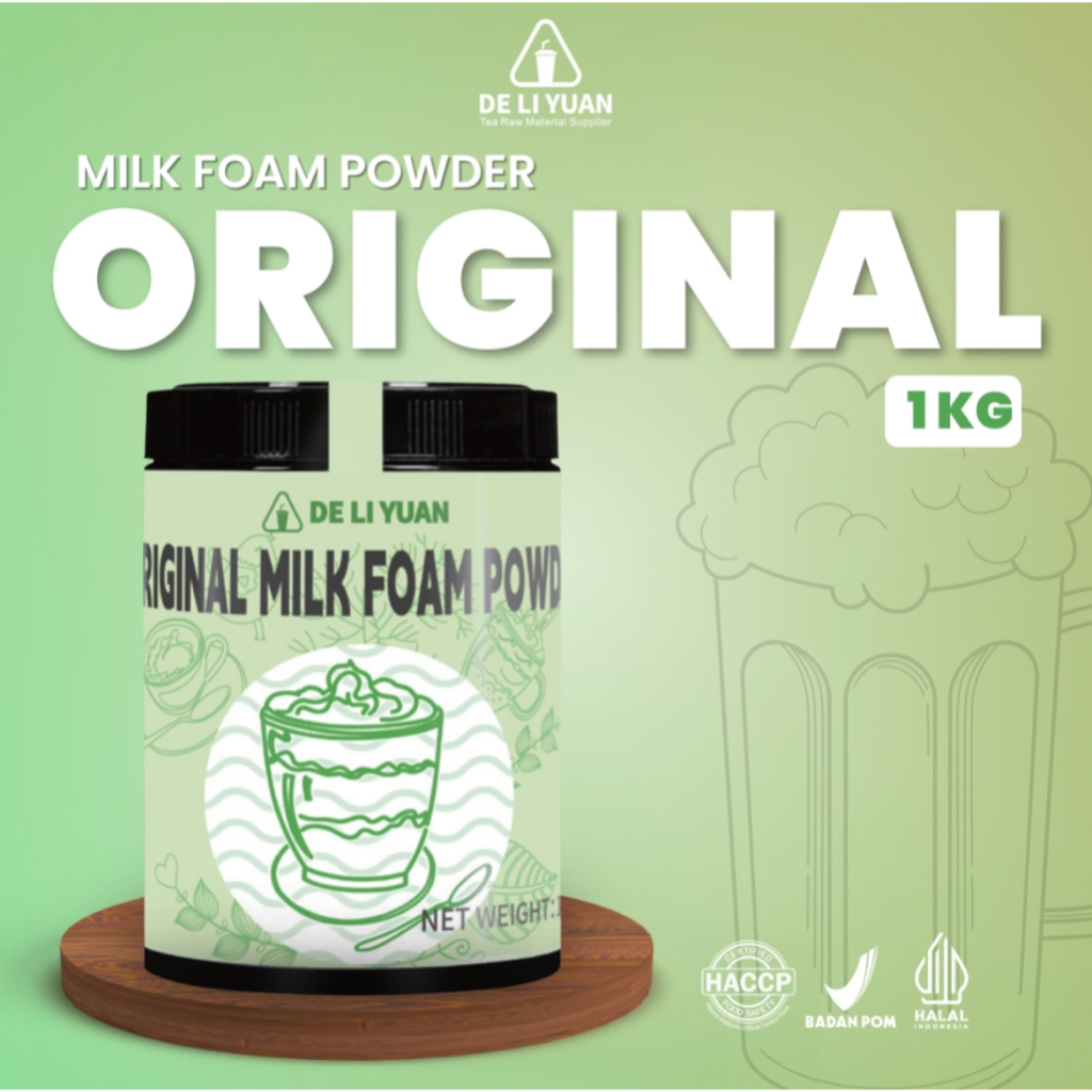 Jual DELIYUAN Milk Foam Powder – Original Cheese Seasalt Premium Creamy ...