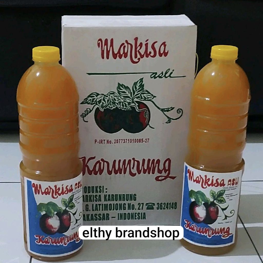 Jual Karunrung Markisa Sari Buah Markisa Asli Khas Makassar KARUNRUNG ...