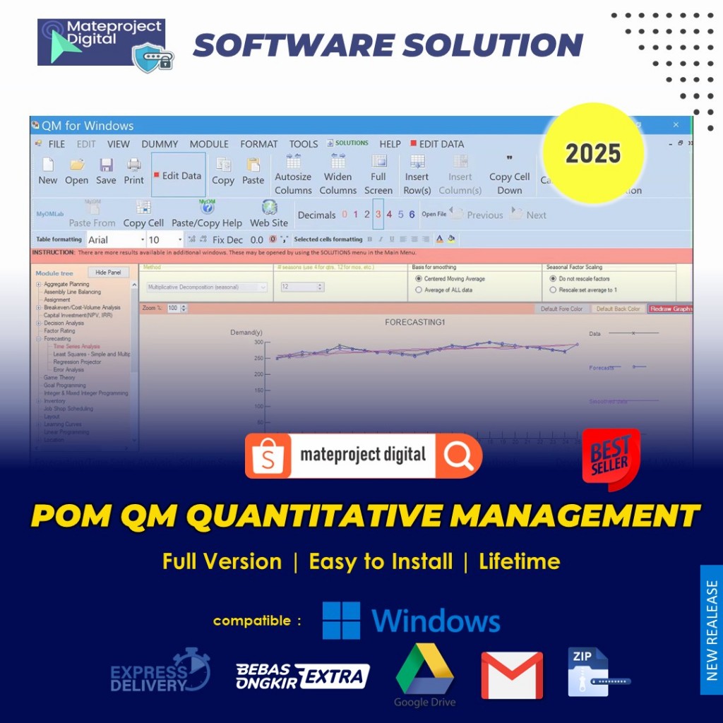 Jual POM QM Full Version Software Management Quantitative | Shopee ...