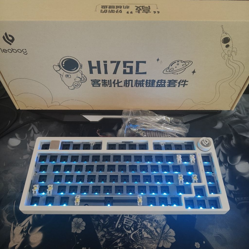 Jual BAREBONE LEOBOG HI75C l HI 75 C Aluminum Wired Mechanical Keyboard ...