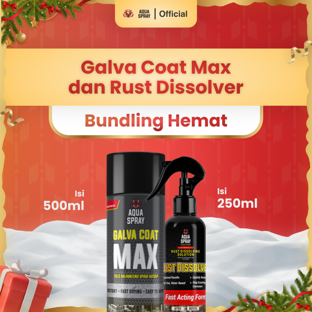 Jual Aqua Spray - Paket Bundling - Galva Coat / Cat Galvanis dan ...