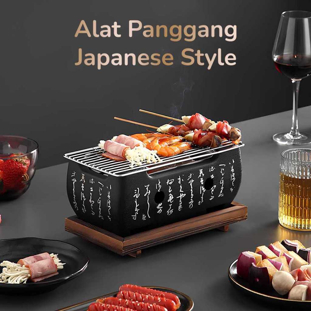 Jual Alat Panggang Arang BBQ Japanese Grill Stove 24x12.5cm Restoran ...
