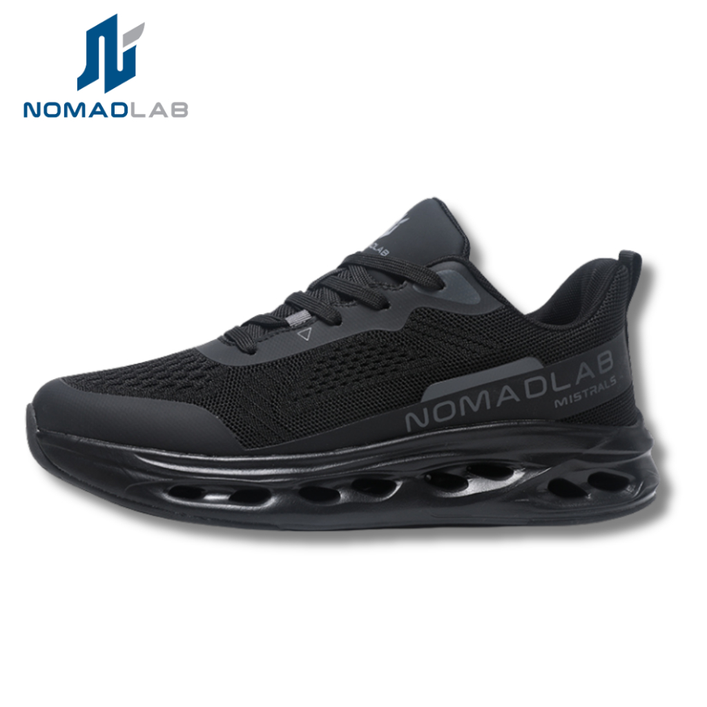 Jual Nomadlab Mistrals S64 Sepatu Sportstyle Running Black Jogging ...