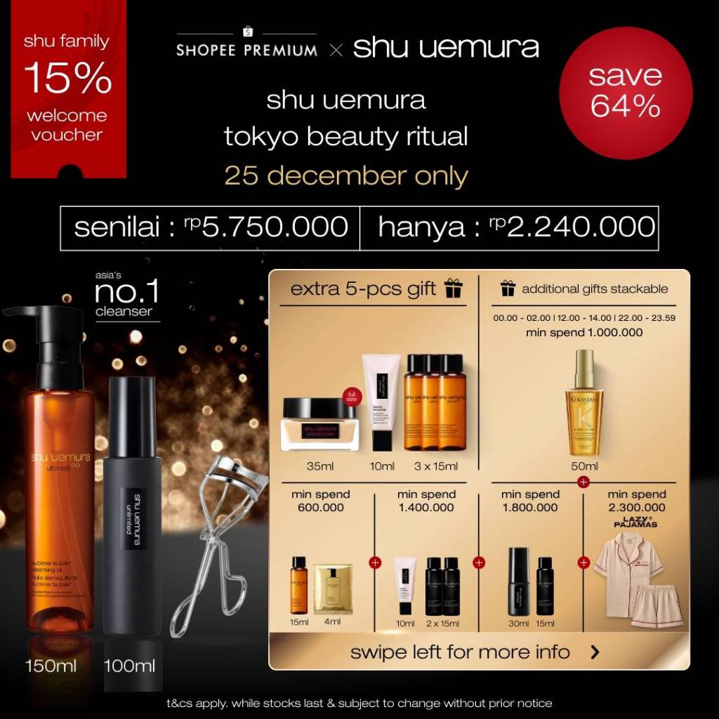 Jual [LIMITED EDITION] Shu Tokyo Beauty Ritual | Shopee Indonesia