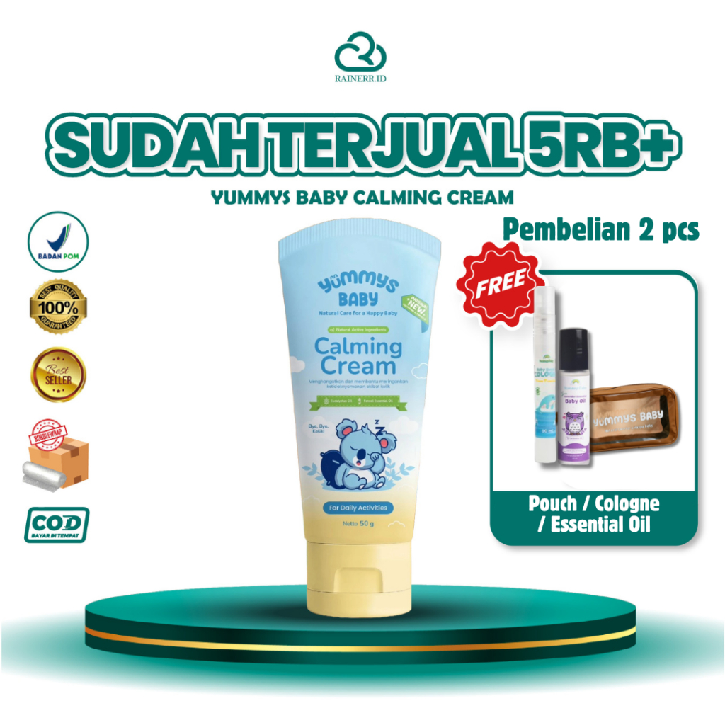 Jual YummysBaby Calming Cream | Redakan Kolik Kembung Lindungi Iritasi ...
