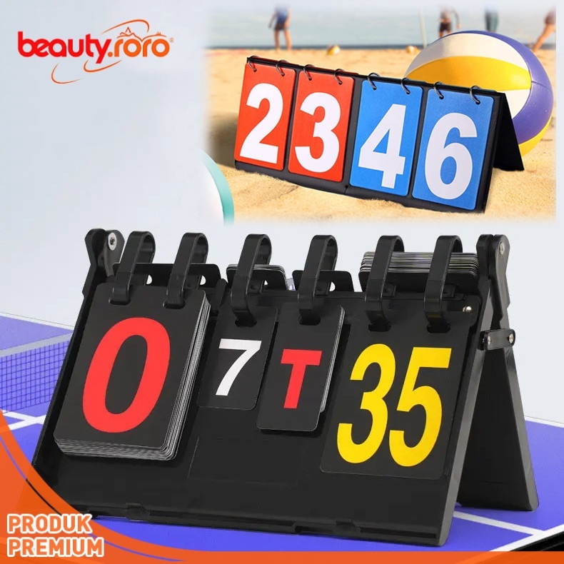 Jual 36CM Papan Skor Portable Papan Skor Score Board 4 digit Permainan ...