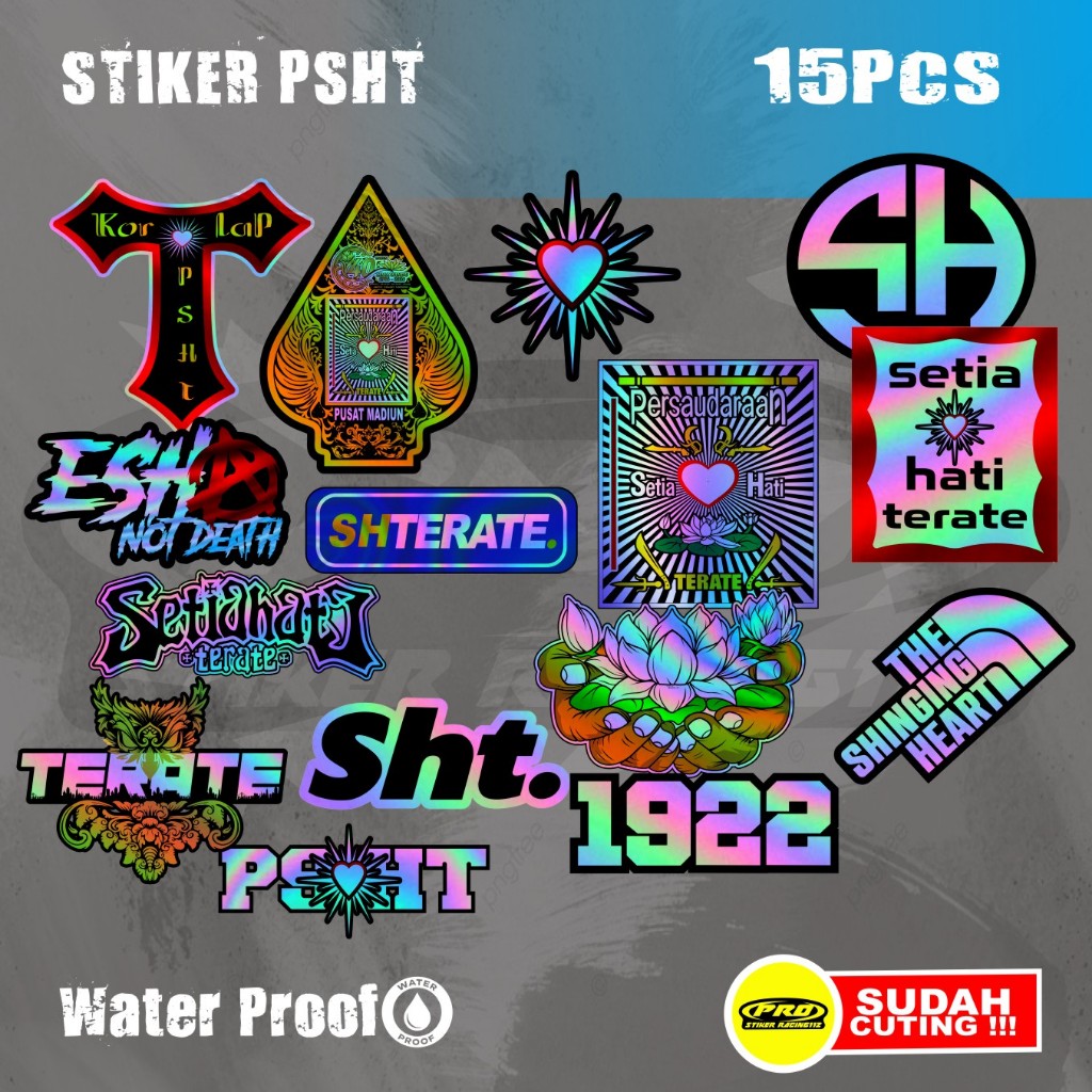 Jual Stiker PSHT Stiker Tempel Stiker Organisasi Stiker Murah Paket ...