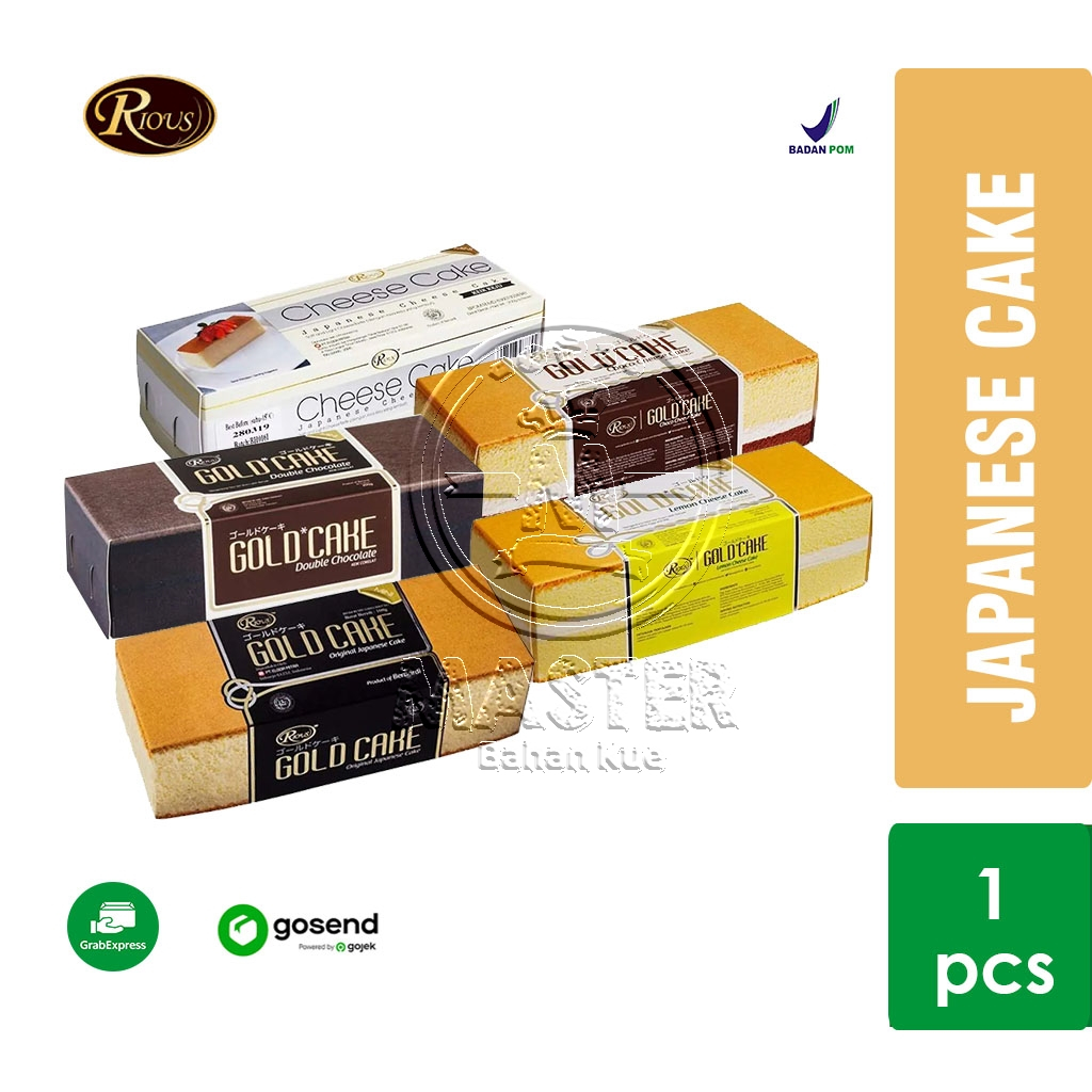 Jual Rious Gold Cake Mini Original Japanese Cheese Cake Frozen [KHUSUS ...