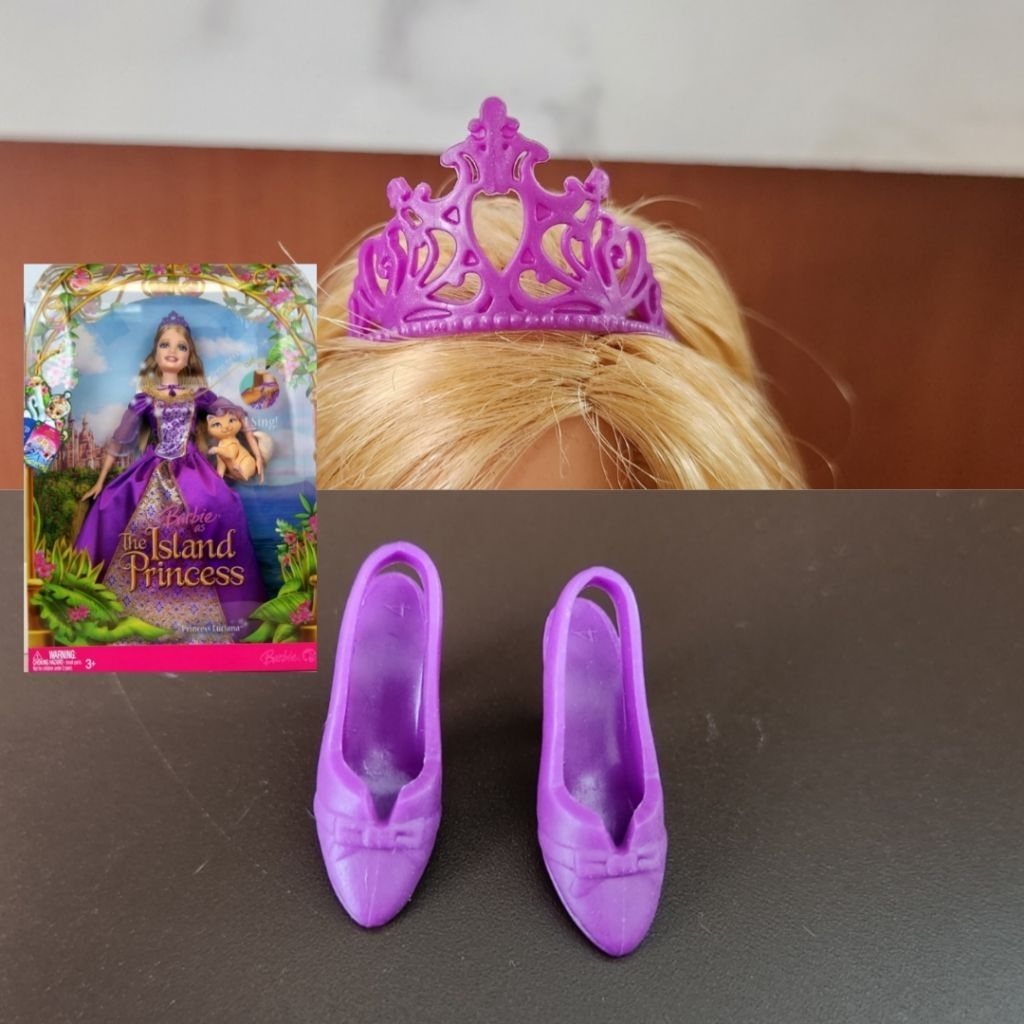 Jual Barbie Island Princess Luciana Crown & Shoes ( mahkota dan sepatu ...