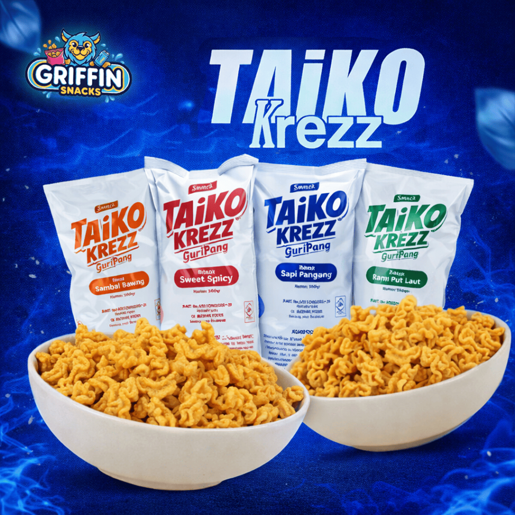 Jual Taiko Krezz Snack Puffed 1000g / 1kg | Camilan Puffed Renyah Gurih ...