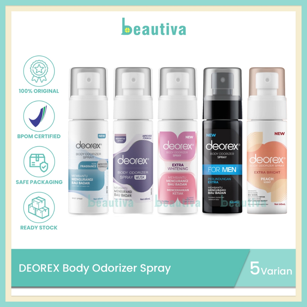 Jual Deorex Body Odorizer Spray 60ml | Shopee Indonesia