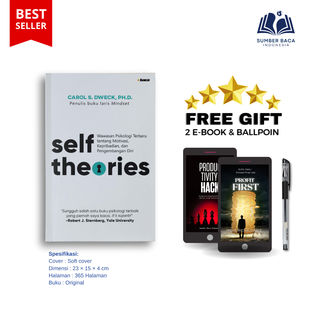Jual Buku Self-Theories – Carol S. Dweck | Psikologi Mindset & Motivasi ...