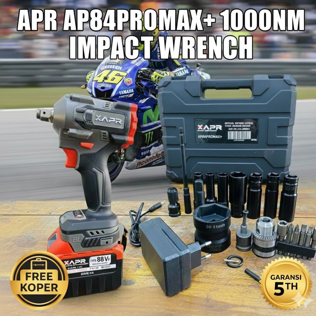 Jual APR AP84PROMAX MESIN IMPACT WRENCH TORSI MAX 1000Nm terbaru ...