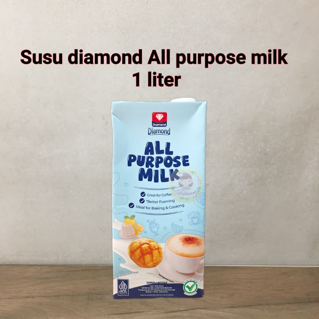 Jual Diamond All Purpose Milk 1 Liter eceran susu UHT plain khusus ...