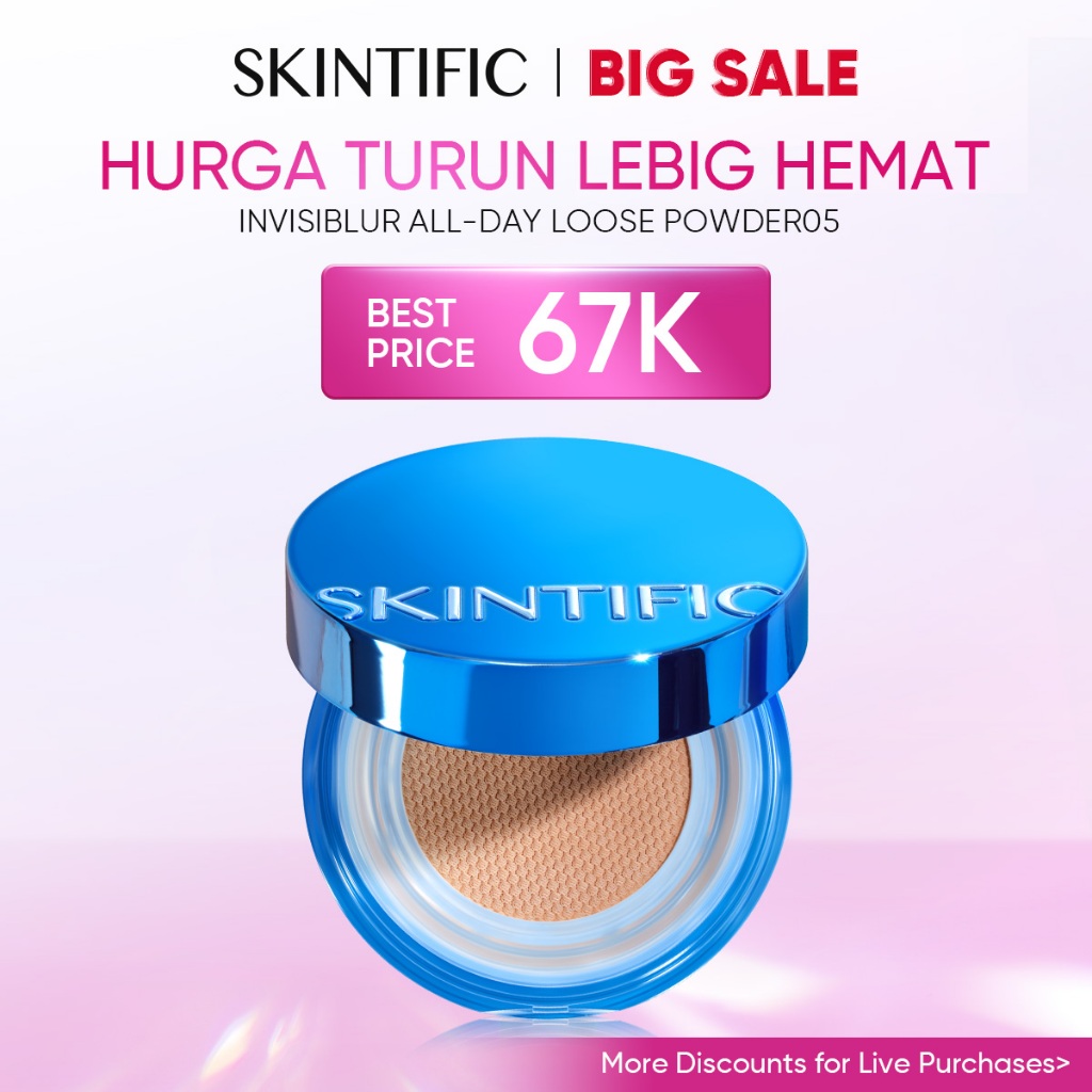 Jual SKINTIFIC - Invisiblur All Day Loose Powder Cocok untuk Kulit ...