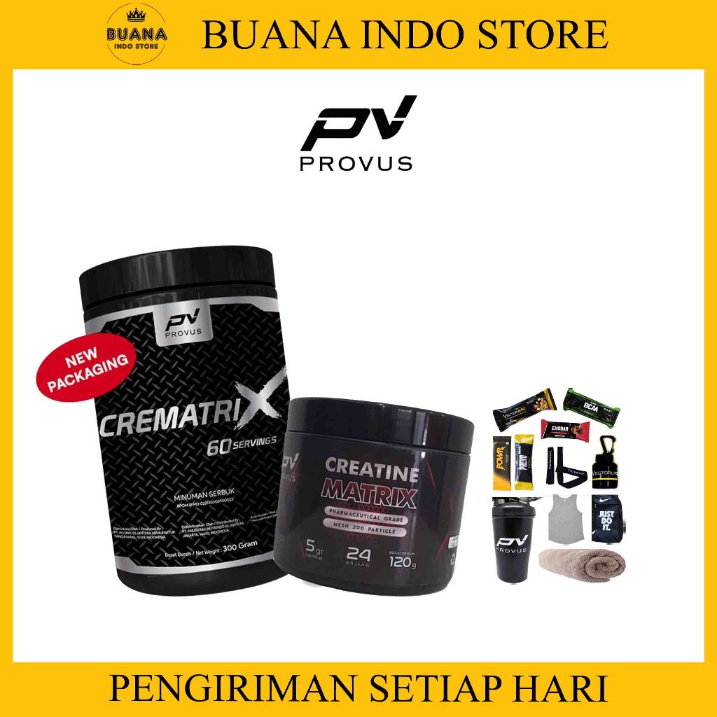 Jual Provus Creatine Matrix 300 Gram 60 Serving dan 120 Gram 24 Serving ...