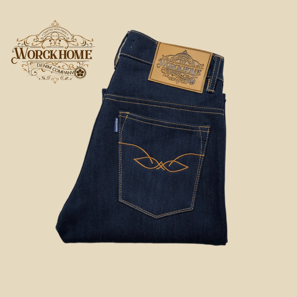Jual Worckhome Denim - Bidhara Series : Deep Indigo x Tosca 14oz Pink ...