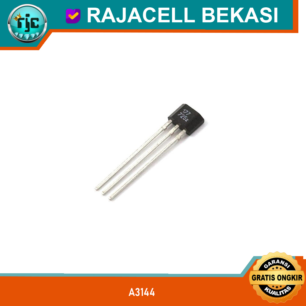 Jual Sensor Hall Effect A3144 Magnetic Switch Transducer OH3144 A3144E ...