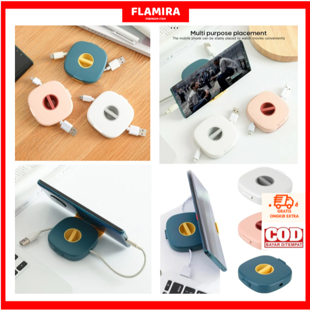 Jual Tempat Penyimpanan Kabel Data Organizer Gulungan Kabel Headset ...