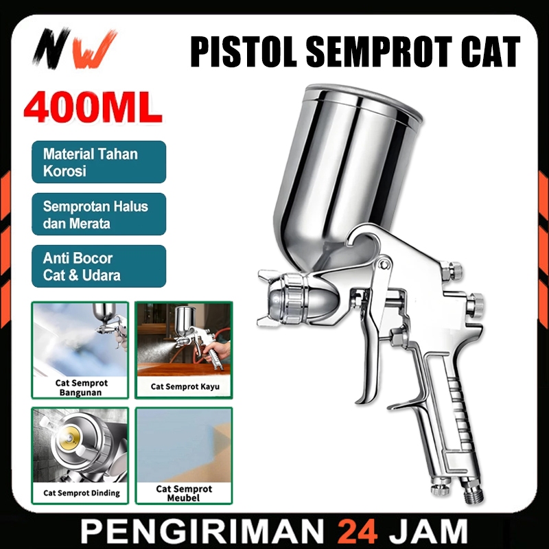 Jual NW - Spray Gun F75G Spray Gun Spray Paint Gun Alat Semprot Cat ...