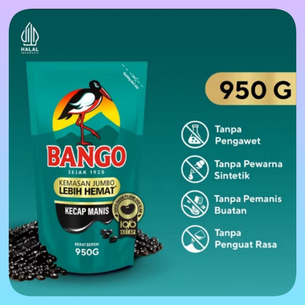 Jual Bango 950g Kecap Manis 950 gram | Shopee Indonesia