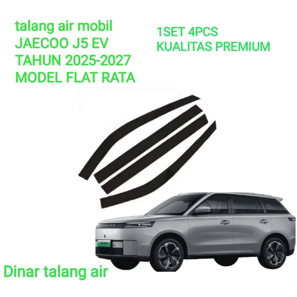 Jual talang air mobil JAECOO J5 EV TAHUN 2025-2027 MODEL FLAT RATA ...