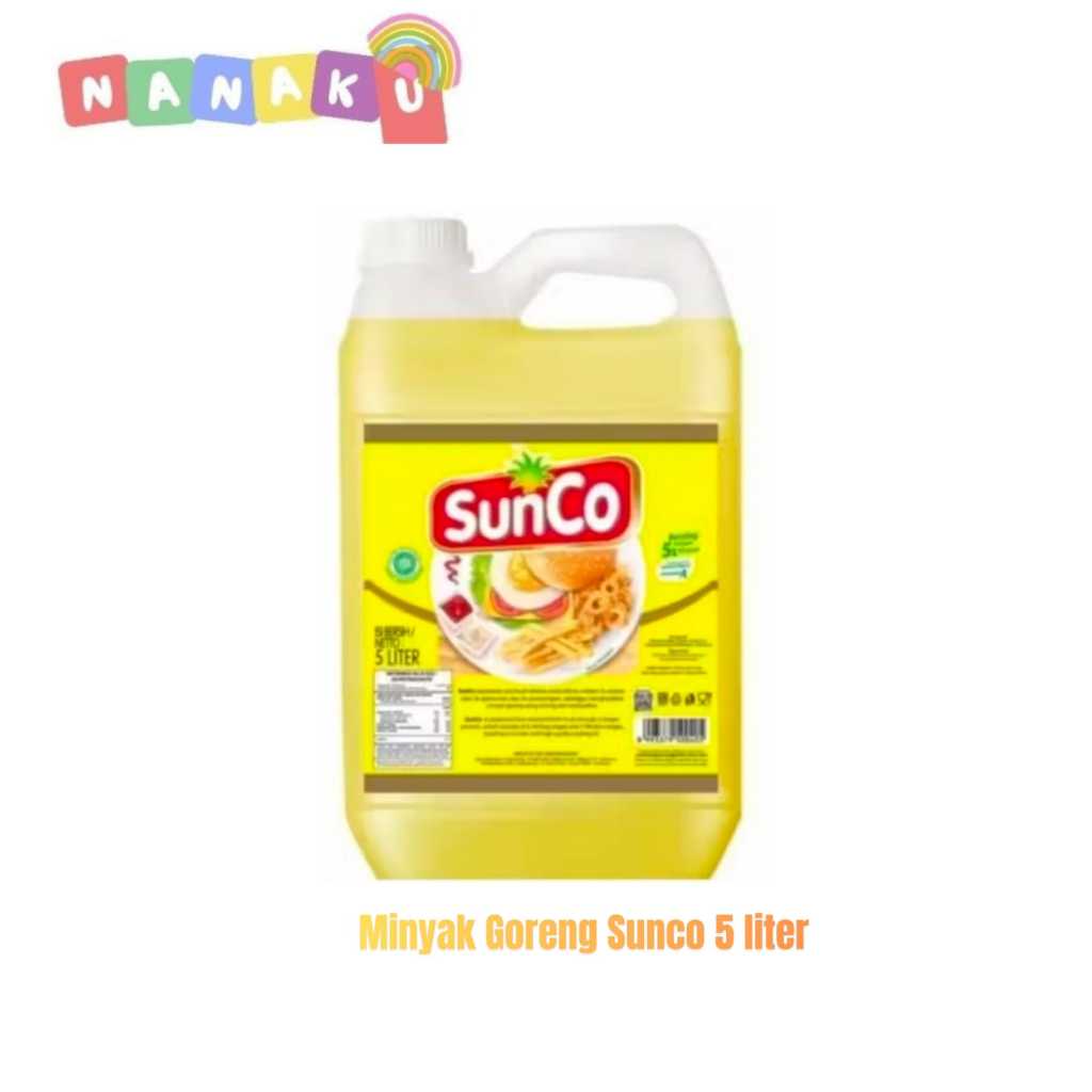 Jual Minyak Goreng SunCo 5 Liter - Bening, Tidak Mudah Beku, Mudah ...