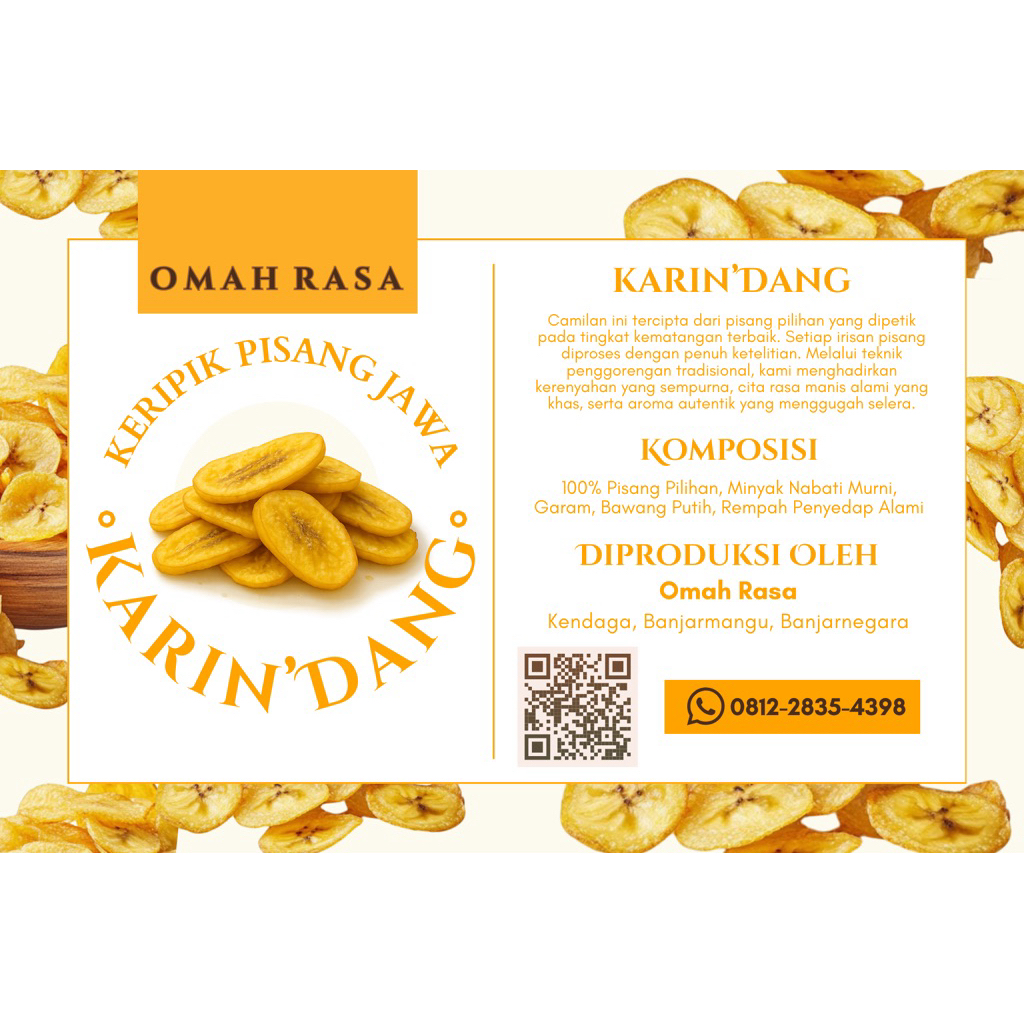 Jual KARIN'DANG - Keripik Pisang Jawa 150 gram & 300 gram | Shopee ...