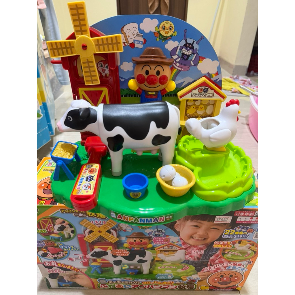 Jual Mainan Anak KARAKTER ANPANMAN Animals Farm Kandang Ayam Ternak ...