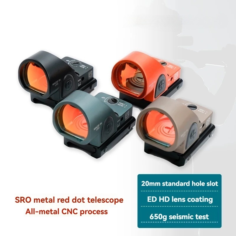 Jual SRO all metal double base red dot adhesive iris folding magnifying ...