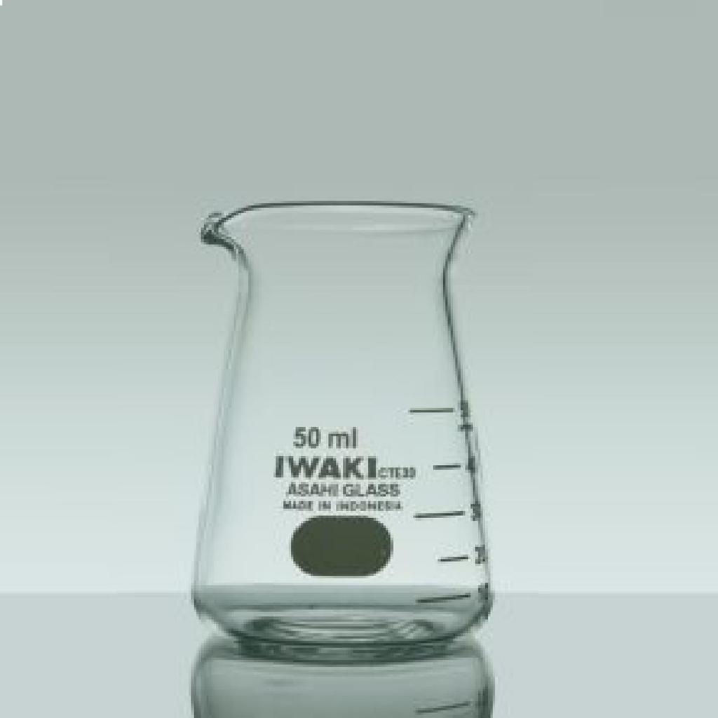 Jual BEAKER CONICAL FORM 100 ML PYREX IWAKI GELAS UKUR CONICAL IWAKI ...