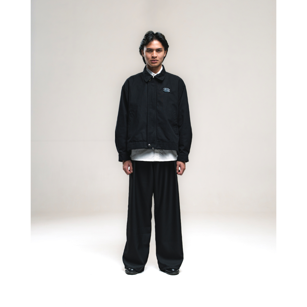 Jual Sequence Work Pleated Jacket - Click | Shopee Indonesia