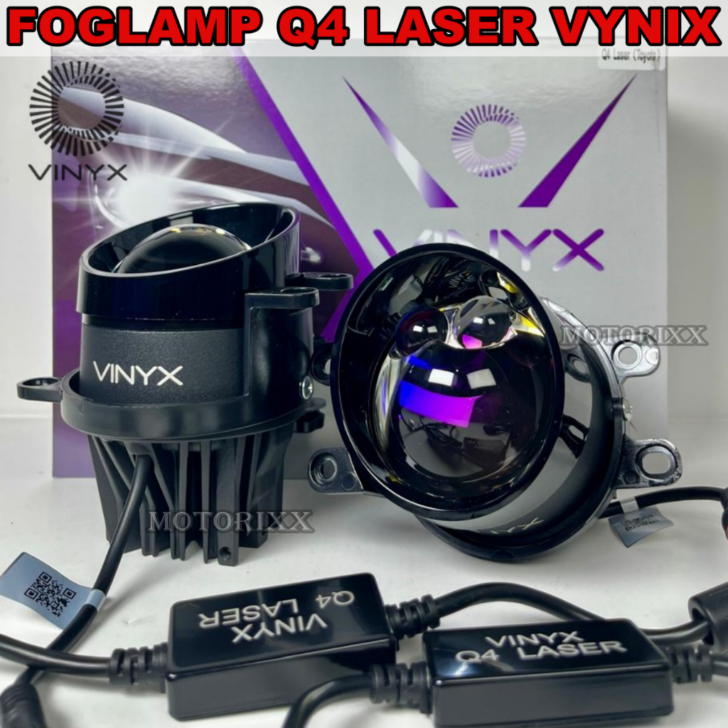 Jual PROMO!! ORIGINAL VINYX FOGLAMP BILED DOUBLE LASER Q4 LASER 3 INCHI ...