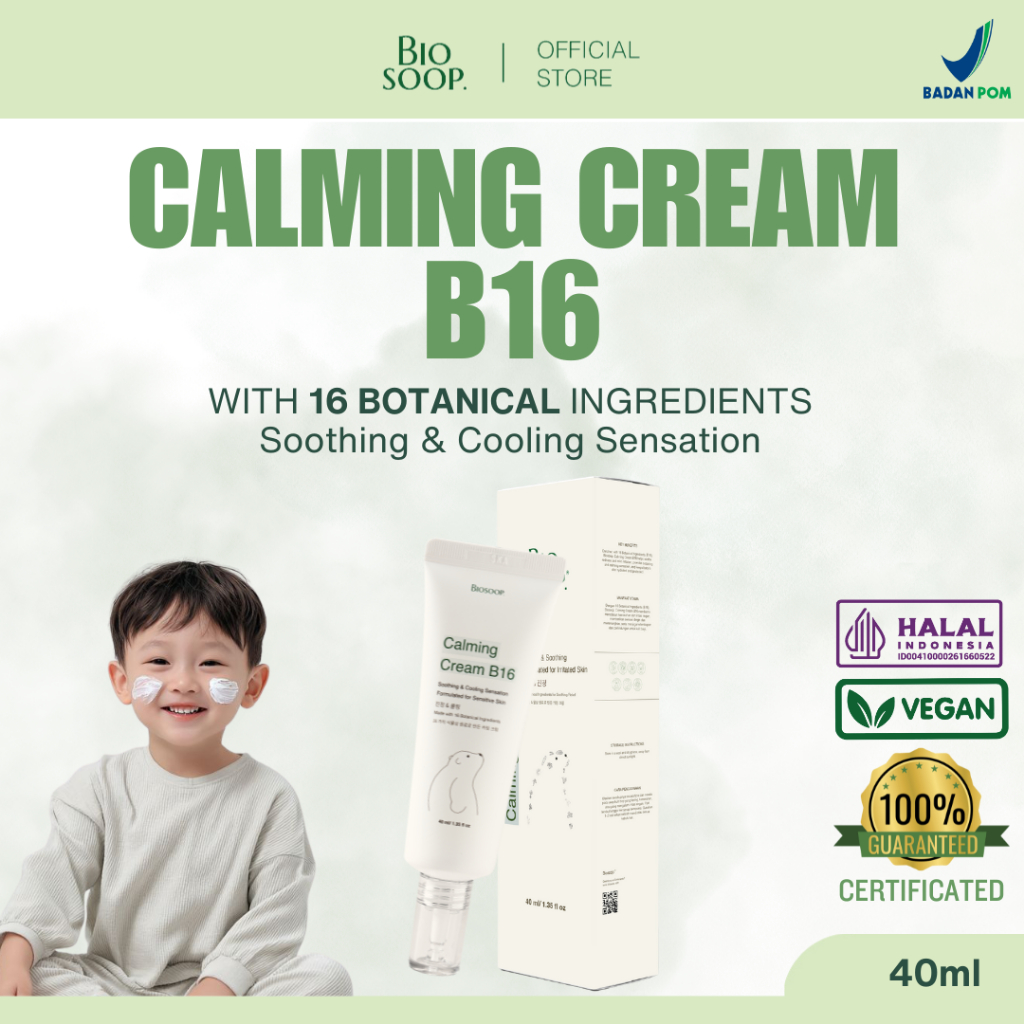 Jual Biosoop. Calming Cream B16 - SOS Krim Ruam Popok & Biang Keringat ...