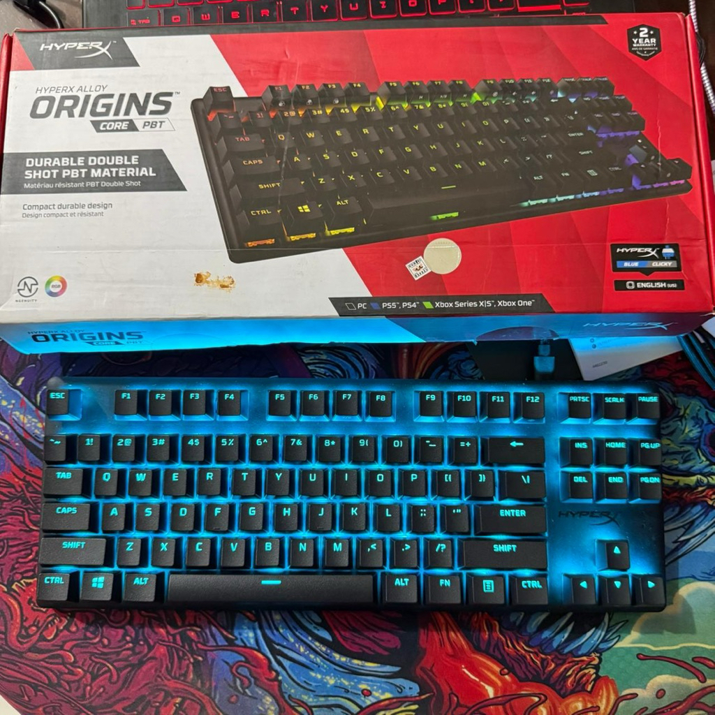 Jual HyperX Alloy ORIGINS Blue Switch Keyboard Gaming | Shopee Indonesia