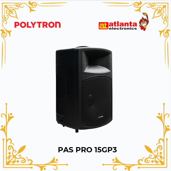 Jual POLYTRON Speaker Aktif Portable PAS PRO 15GP3 | Shopee Indonesia