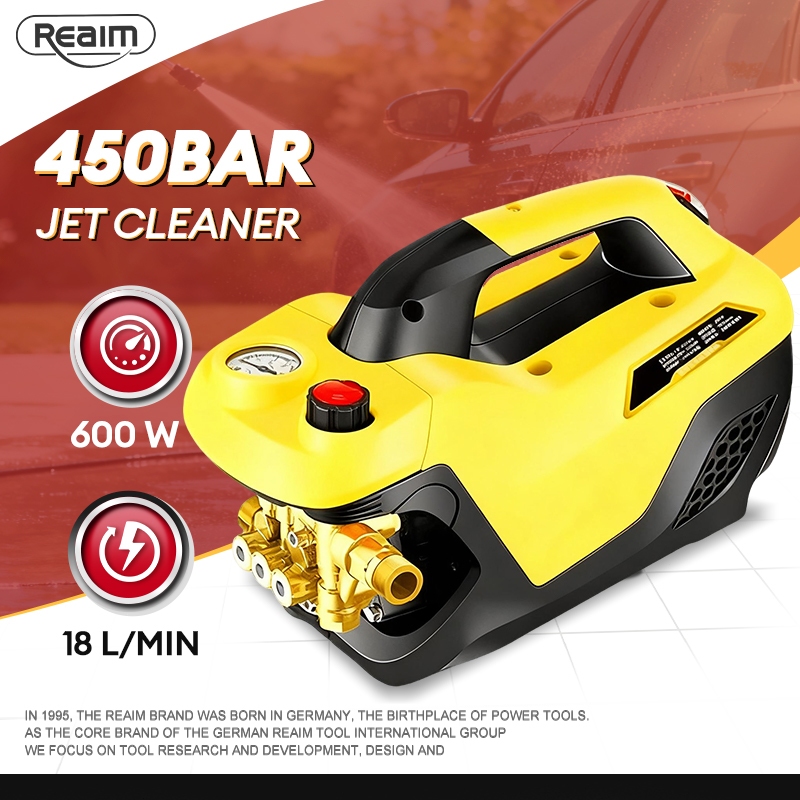 Jual Reaim Jet Cleaner 600W Jet Cleaner Mesin Cuci Mobil 450Bar Alat ...