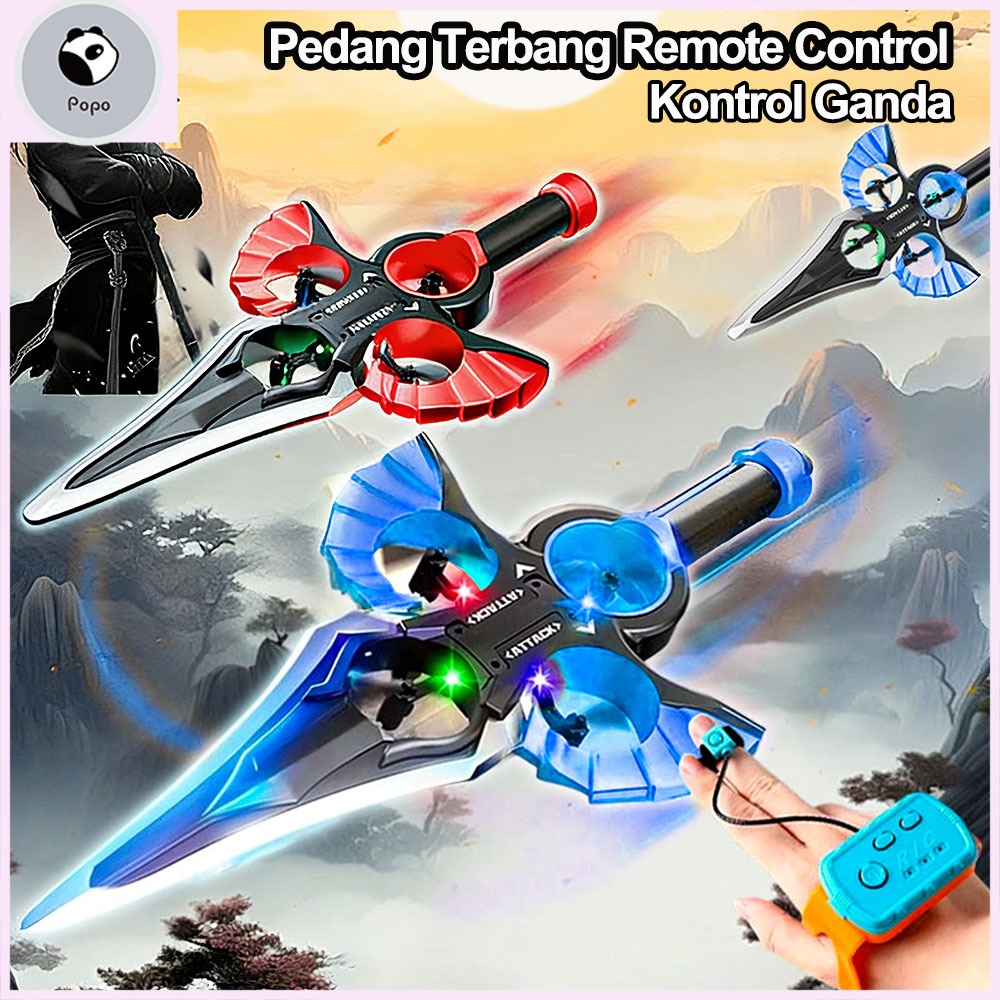 Jual Pedang Terbang Remote Control Sword 360°Rotasi 2.4G Mainan Pesawat ...