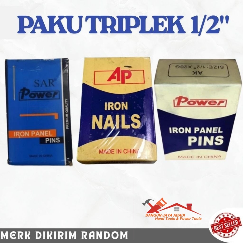 Jual Paku Triplek Kecil 1/2 Inch x 350gram x 20BWG Paku Sol Sepatu Sofa ...