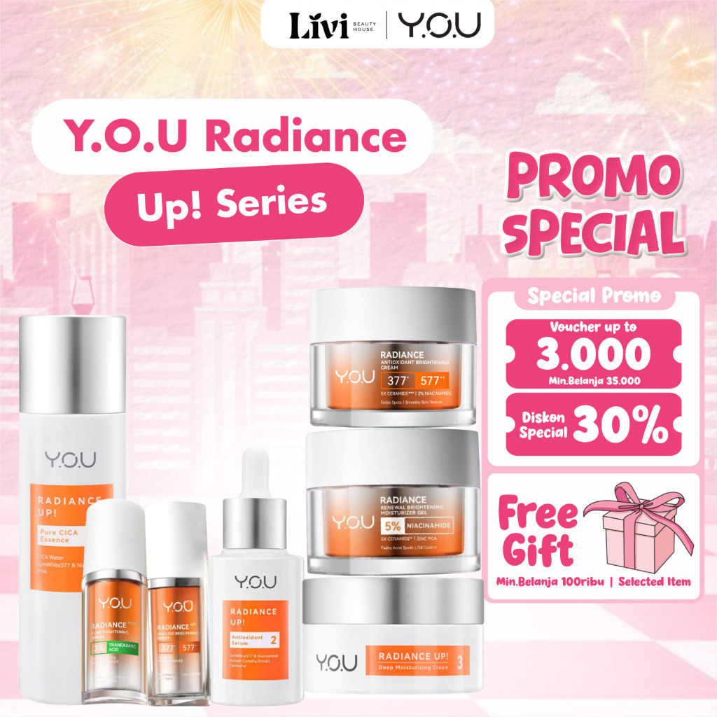 Jual LIVI - (New Launch) YOU Radiance Up! Series | Pure Cica Essence ...