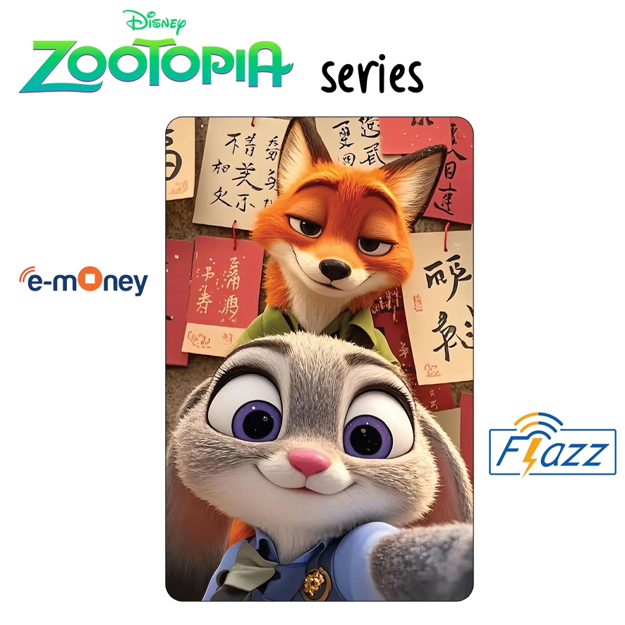 Jual Kartu Emoney E-Money Flazz Zootopia 2 Support NFC Busway ...
