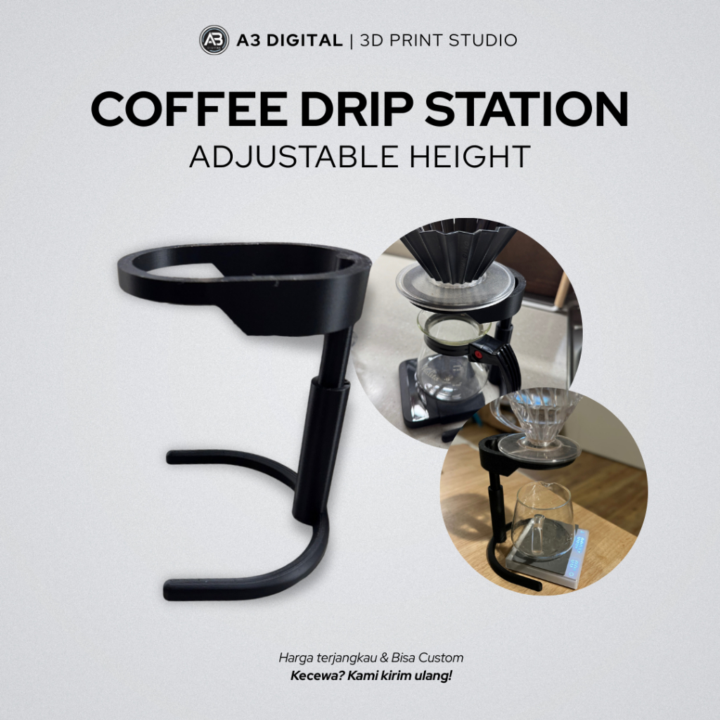 Jual Coffee Drip Station Adjustable | Dudukan Dripper Kopi V60 | Pour ...