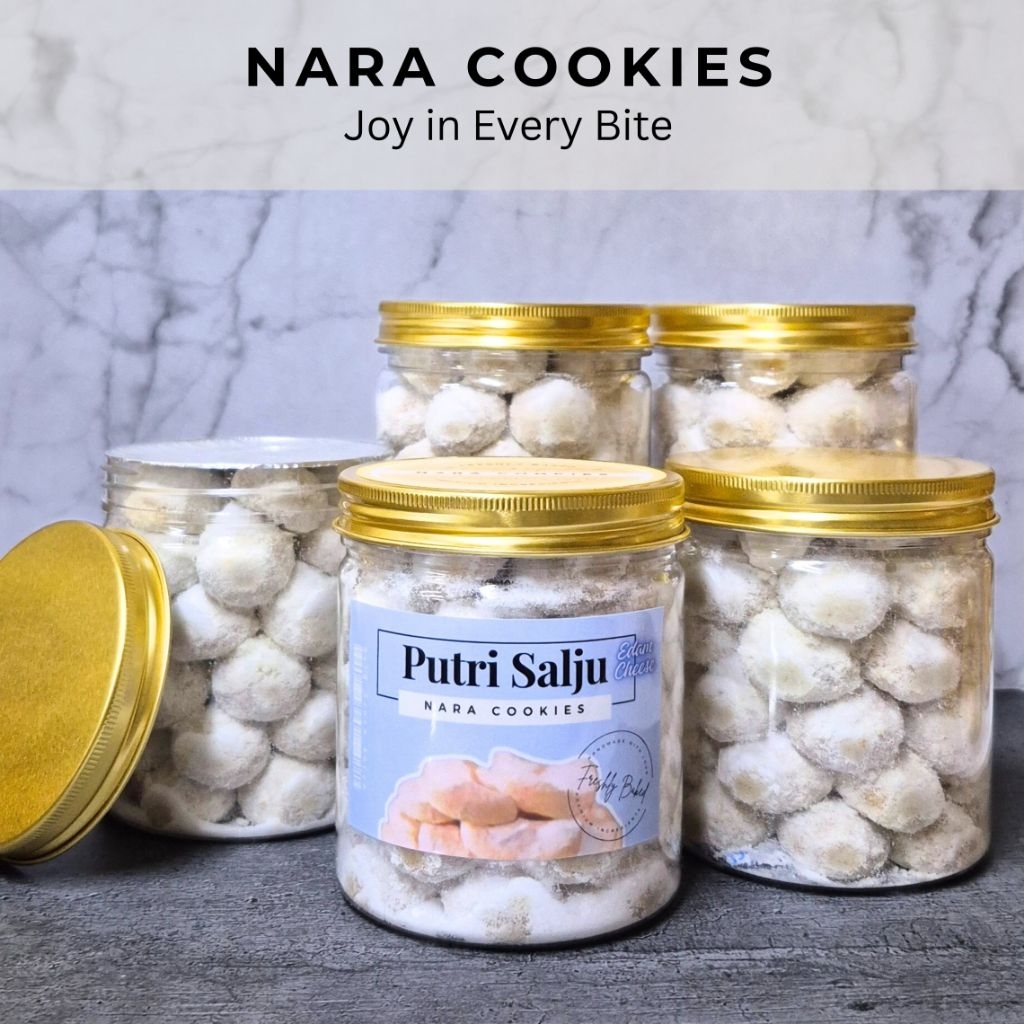 Jual Putri Salju Keju Edam NARA COOKIES Premium Wijsman wisman | Shopee ...